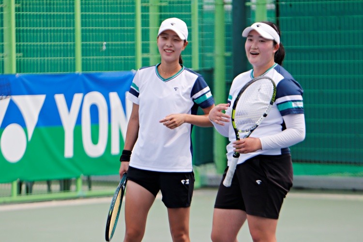 ‘안동시청 테니스팀 환상의 복식조’ 김은채와 한형주, 생애 첫 국제대회 복식 우승 도전